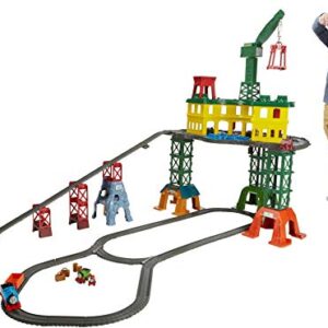 Thomas & Friends Toy Train Set, Super Station, Extra Large Race Track with Motorized Thomas, Diecast Percy & MINIS James for Ages 3+ Years