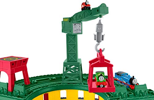 Thomas & Friends Toy Train Set, Super Station, Extra Large Race Track with Motorized Thomas, Diecast Percy & MINIS James for Ages 3+ Years