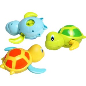 dmeixs cute turtle baby and toddler bath wind up toys 3 pack