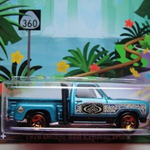 Hot Wheels Road Trippin Teal 1978 Dodge RED Express Truck 17/32