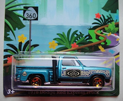 Hot Wheels Road Trippin Teal 1978 Dodge RED Express Truck 17/32