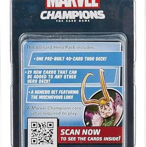 Marvel Champions The Card Game Thor HERO PACK - Superhero Strategy Game, Cooperative Game for Kids and Adults, Ages 14+, 1-4 Players, 45-90 Minute Playtime, Made by Fantasy Flight Games