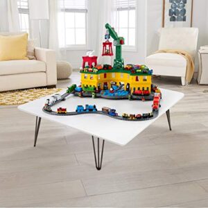 Thomas & Friends Toy Train Set, Super Station, Extra Large Race Track with Motorized Thomas, Diecast Percy & MINIS James for Ages 3+ Years