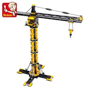 Sluban M38-B0555 Vehicle Blocks Engineering Bricks Toy – Tower Crane