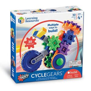 Learning Resources Gears! Gears! Gears! Cycle Gears, Construction, Gear Toy, 30 Pieces, Ages 4+