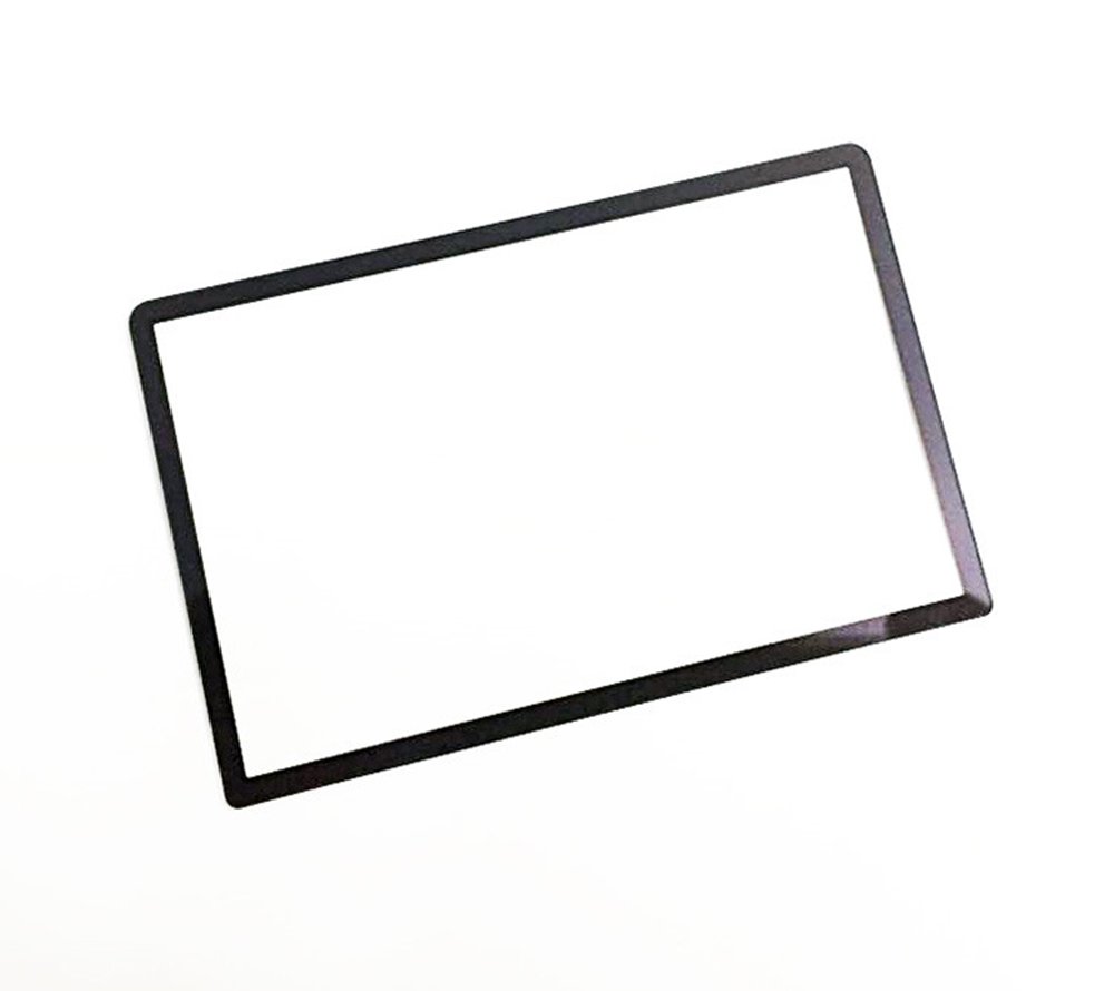 Ambertown Black Top Upper LCD Screen Glass Cover for Nintendo New 3DS Replacement