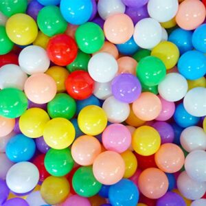 real relax 500pcs 5.5cm colorful ball soft plastic ocean ball for baby kid