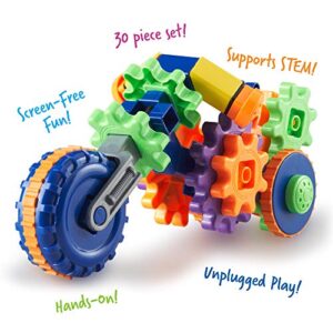 Learning Resources Gears! Gears! Gears! Cycle Gears, Construction, Gear Toy, 30 Pieces, Ages 4+