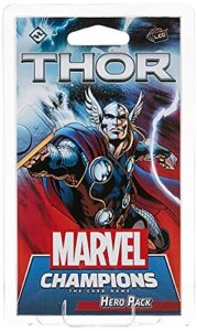 marvel champions the card game thor hero pack - superhero strategy game, cooperative game for kids and adults, ages 14+, 1-4 players, 45-90 minute playtime, made by fantasy flight games