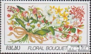 palau-islands 229 (complete.issue.) unmounted mint/never hinged ** mnh 1988 postage stamp: flowers (stamps for collectors) plants/mushrooms