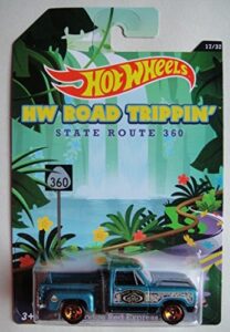 hot wheels road trippin teal 1978 dodge red express truck 17/32