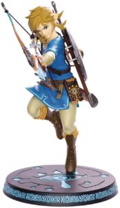 first 4 figures the legend of zelda: breath of the wild: link figure, blue