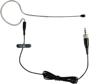 heimu single earhook omni-directional microphone, omni-directional (for sennheiser type 3.5mm plug black)