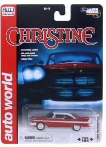 auto world 1:64 1958 plymouth fury - christine awss6401