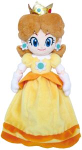 little buddy super mario all star collection 1419 daisy stuffed plush, 9.5"