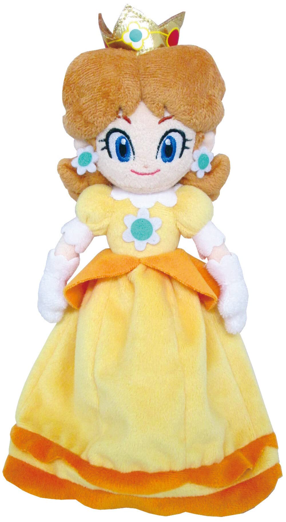 Little Buddy Super Mario All Star Collection 1419 Daisy Stuffed Plush, 9.5"