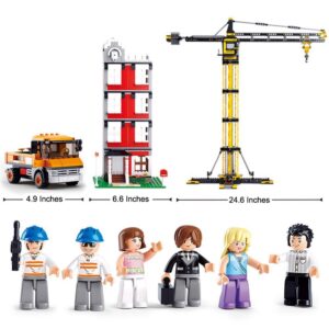 Sluban M38-B0555 Vehicle Blocks Engineering Bricks Toy – Tower Crane