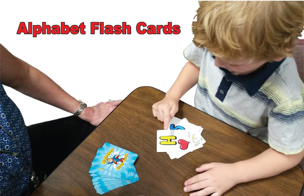 Alphabet Slap Jack® | Play 4 Alphabet Games Including Alphabet Go Fish, Slapjack, ABC Letter Matching or Flash Cards | Learn Upper & Lowercase Letters and Sounds | Build CVC Words | PreK to 1st Grade