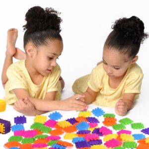 WEofferwhatYOUwant Educational Interlocking STEM Building Blocks 150 Pieces. Build Toy Accessories, Cubes, Shapes and More for Ages 3 Year and Up