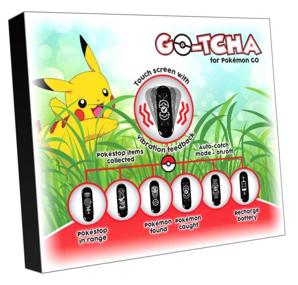 Go-Tcha LED Touch Screen Wristband for Pokémon Go Plus Accessory