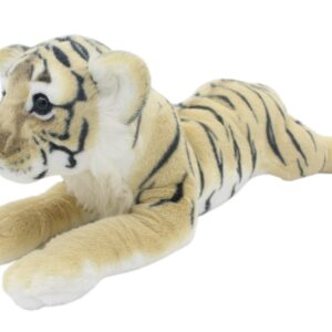 TAGLN The Jungle Animals Stuffed Plush Toys Tiger Leopard Panther Lioness Pillows (Brown Tiger, 16 Inch)