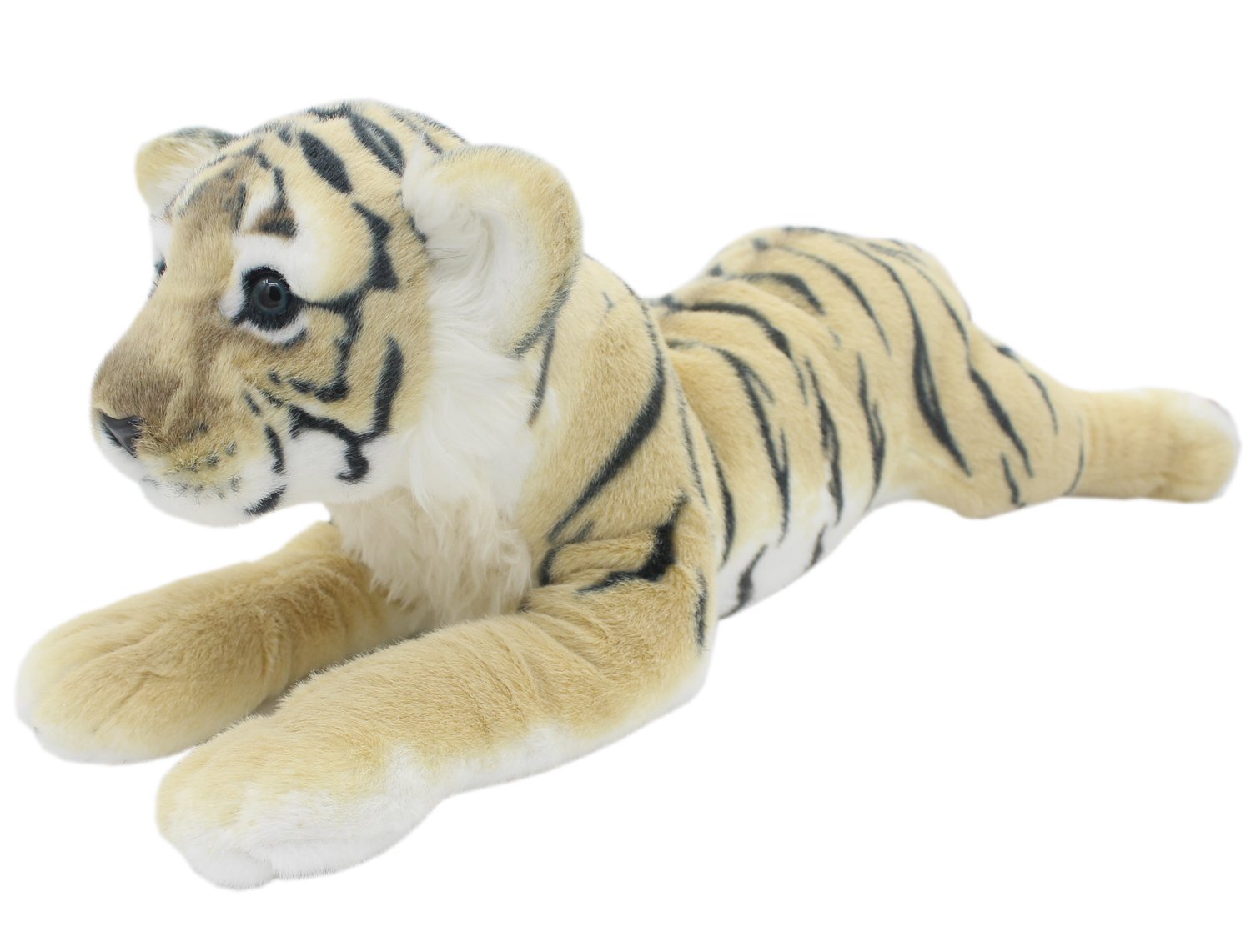 TAGLN The Jungle Animals Stuffed Plush Toys Tiger Leopard Panther Lioness Pillows (Brown Tiger, 16 Inch)