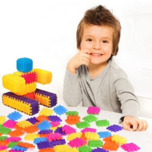 WEofferwhatYOUwant Educational Interlocking STEM Building Blocks 150 Pieces. Build Toy Accessories, Cubes, Shapes and More for Ages 3 Year and Up