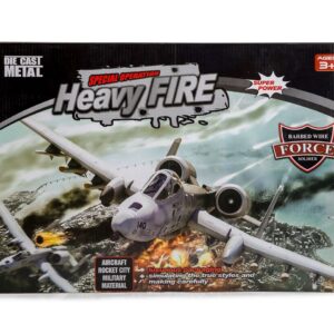 Big Daddy Die-Cast Metal Special Operations Heavy Fire Kids Toy Military Air Craft Play Set Over 40 Pieces Included in This Imaginary War Zone