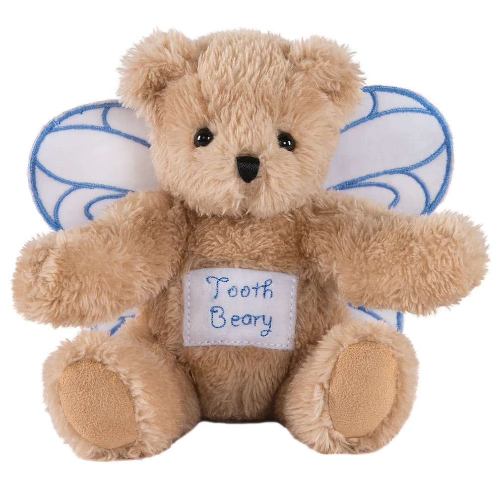 Vermont Teddy Bear Tooth Fairy Stuffed Animal - Tooth Fairy Plush, 6 Inch