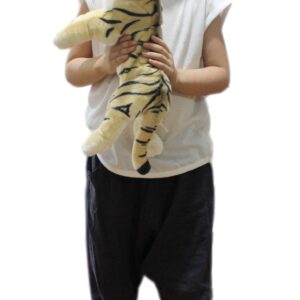 TAGLN The Jungle Animals Stuffed Plush Toys Tiger Leopard Panther Lioness Pillows (Brown Tiger, 16 Inch)