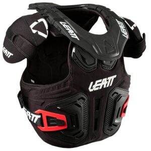 leatt fusion vest 2.0 jr junior (black - large/x-large)