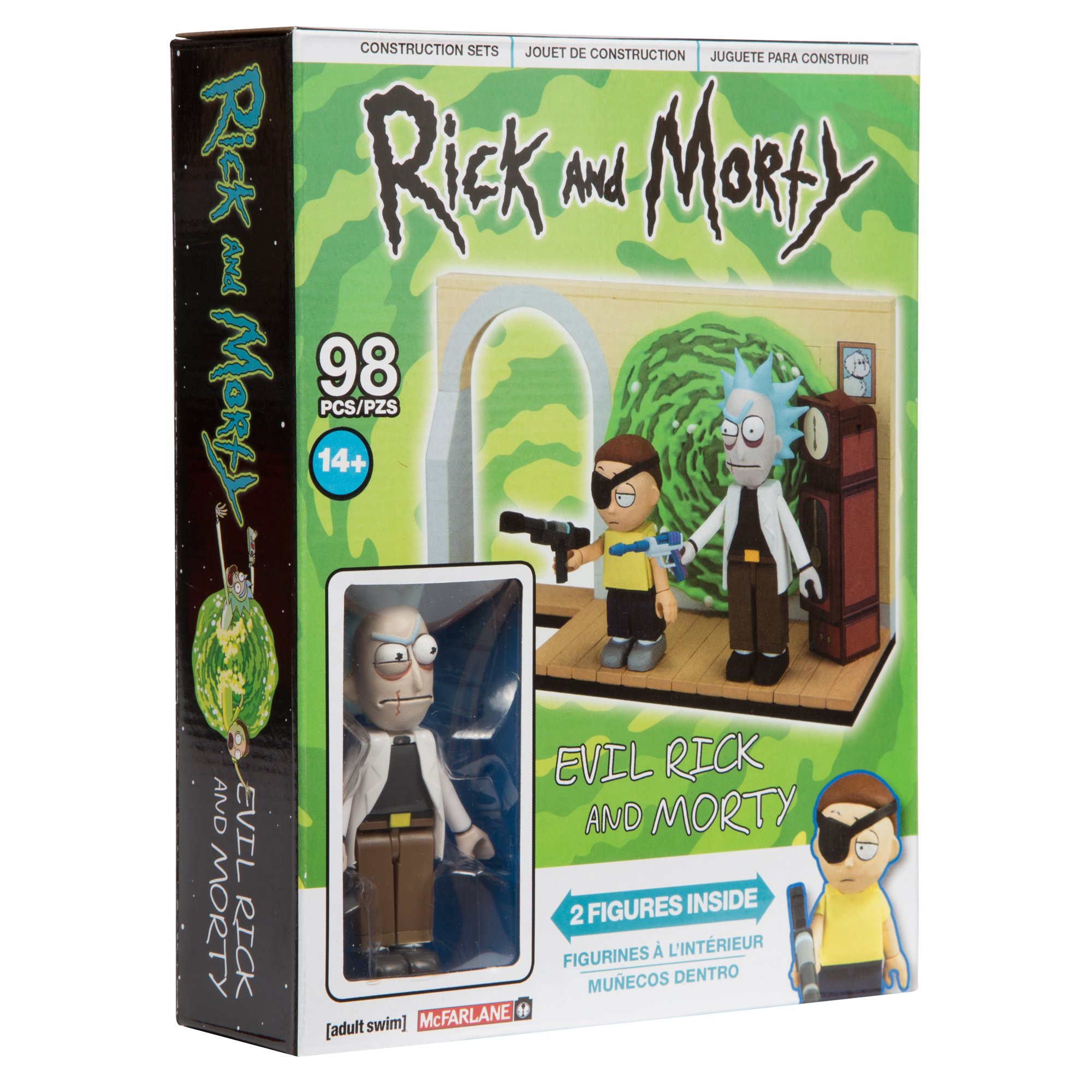 McFarlane Toys Rick & Morty Evil Rick & Morty Small Construction Interlocking Building Set