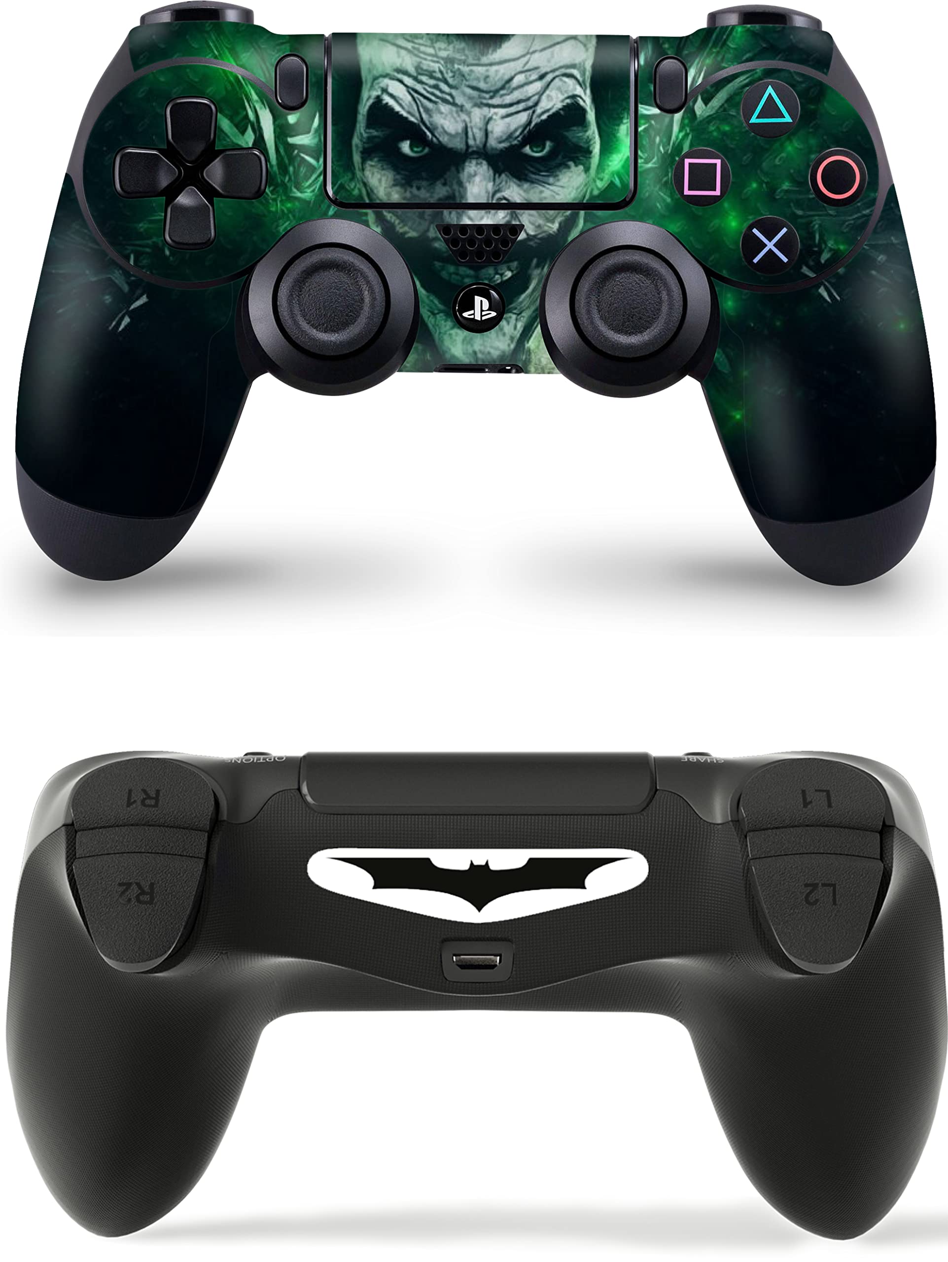 giZmoZ n gadgetZ PS4 PRO Console Dark Joker from Batman Skin Decal Vinal Sticker + 2 Controller Skins Set