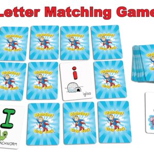 Alphabet Slap Jack® | Play 4 Alphabet Games Including Alphabet Go Fish, Slapjack, ABC Letter Matching or Flash Cards | Learn Upper & Lowercase Letters and Sounds | Build CVC Words | PreK to 1st Grade