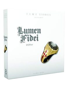 time stories lumen fidei expansion - unravel mysteries in 15th century spain! cooperative strategy game for kids & adults, ages 12+, 2-4 players, 60 min playtime, made by space cowboys