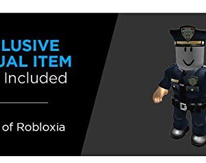 Roblox Action Collection - The Neighborhood of Robloxia Patrol Car Vehicle [Includes Exclusive Virtual Item]