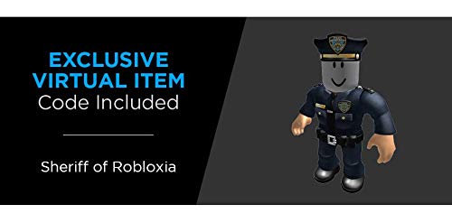 Roblox Action Collection - The Neighborhood of Robloxia Patrol Car Vehicle [Includes Exclusive Virtual Item]