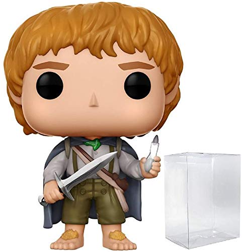 Funko POP Lord of The Rings - Samwise Gamgee Pop Vinyl Figure (Bundled with Compatible Pop Box Protector Case), Multicolored, 3.75 inches