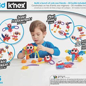 KID K’NEX – Zoo Friends Building Set – 55 Pieces – Ages 3 and Up – Preschool Educational Toy (Amazon Exclusive)