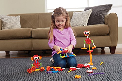 KID K’NEX – Zoo Friends Building Set – 55 Pieces – Ages 3 and Up – Preschool Educational Toy (Amazon Exclusive)