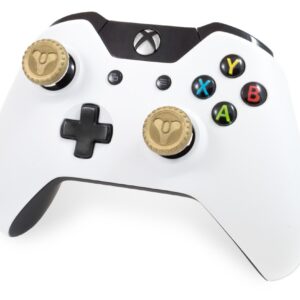 KontrolFreek Destiny 2 CQC Signature Edition for Xbox One Controller | Performance Thumbsticks | 2 Mid-Rise | Gold