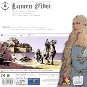 TIME Stories Lumen Fidei EXPANSION - Unravel Mysteries in 15th Century Spain! Cooperative Strategy Game for Kids & Adults, Ages 12+, 2-4 Players, 60 Min Playtime, Made by Space Cowboys