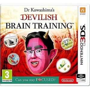 dr kawashima's devilish brain training: can you stay focused? (nintendo 3ds)