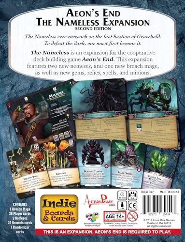 Aeons End The Nameless 2nd Edition by Indie Boards and Cards, Strategy Board Game