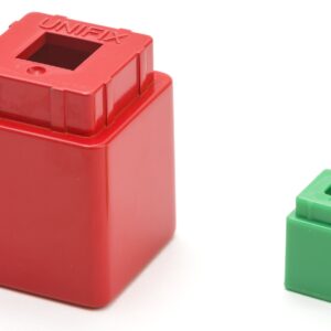 Didax - DD211255 Jumbo Unifix Cubes, Multicolor, Large (Set of 20)