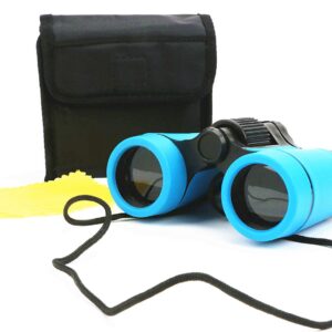 Scotamalone Kids Binoculars Shock Proof Toy Binoculars Set for Age 3-12 Years Old Boys Girls Bird Watching Educational Learning Hunting Hiking Birthday Presents