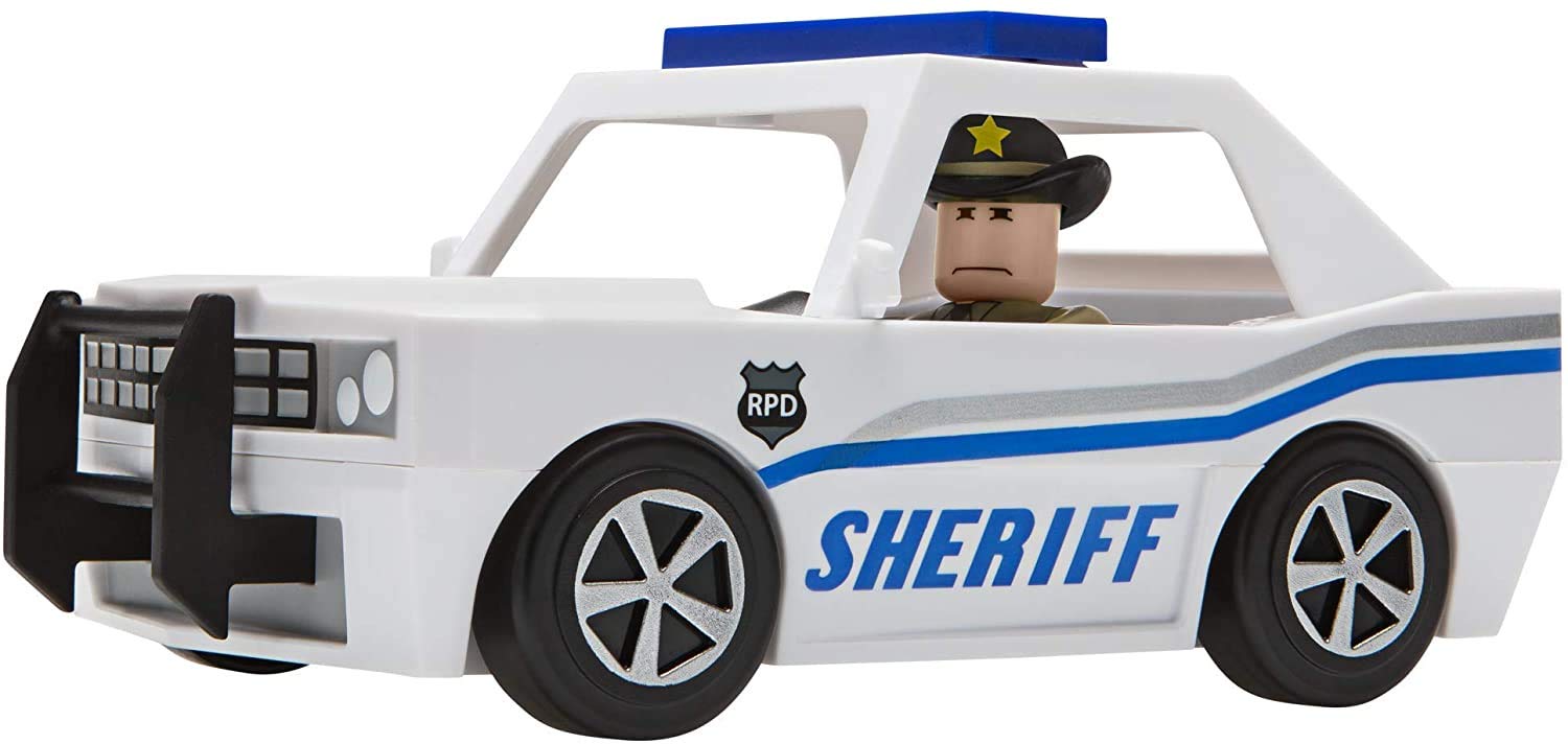 Roblox Action Collection - The Neighborhood of Robloxia Patrol Car Vehicle [Includes Exclusive Virtual Item]