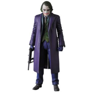 medicom the dark knight joker maf ex version 2.0 action figure, 180 months to 1188 months