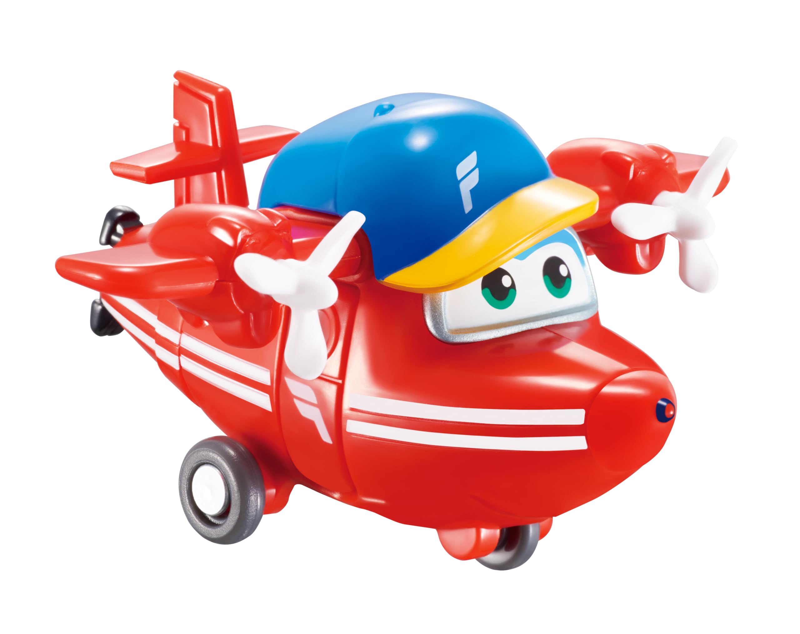 Super Wings 2' Transform-a-Bot 4-Pack Flip,Todd,Agent Chase,Astra Airplane Toys Mini Action Figures Preschool Toy Plane Set for 3 4 5 Year Old Kids Birthday Gift