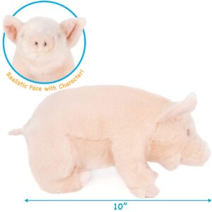 TigerHart Perla The Pig - 10 Inch Stuffed Animal Plush Piglet